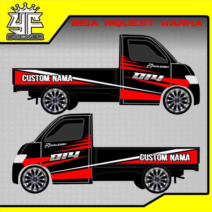 STIKER MOBIL, PICK UP, GRAND MAX DLL. STICKER KEREN | Lazada Indonesia