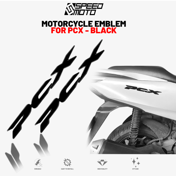 HONDA PCX EMBOSSED EMBLEM BADGE 3D RESIN GEL STICKER LOGO FOR PCX ...