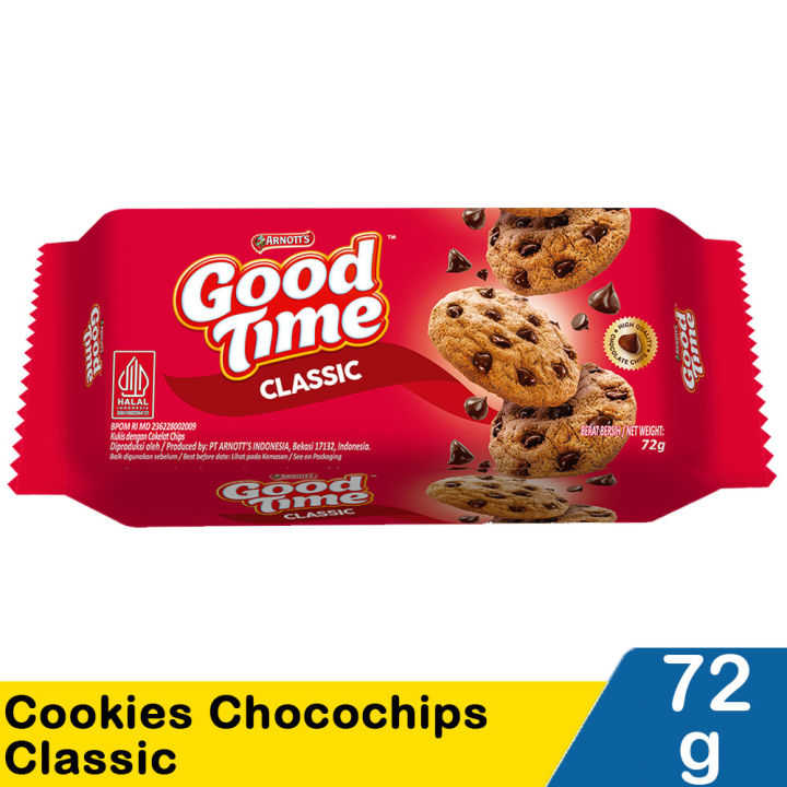 Good Time Cookies Chocochips Classic 72G | Lazada Indonesia