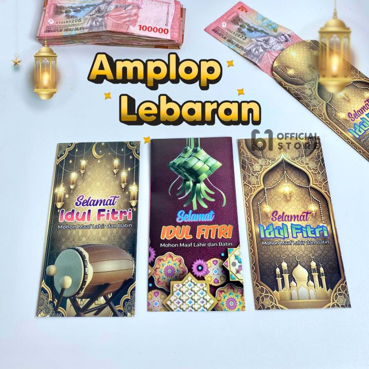 Amplop Lebaran Premium Kualiti idul fitri 2025 lebaran panjang thr ...
