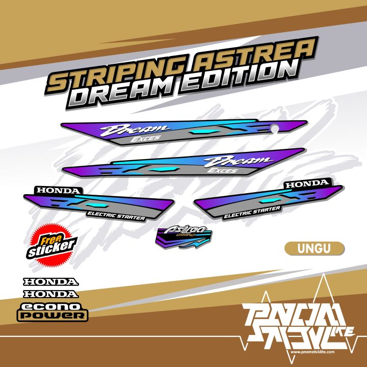 Striping Astrea Grand Sticker Astrea Grand Variasi Honda Dream V2 ...