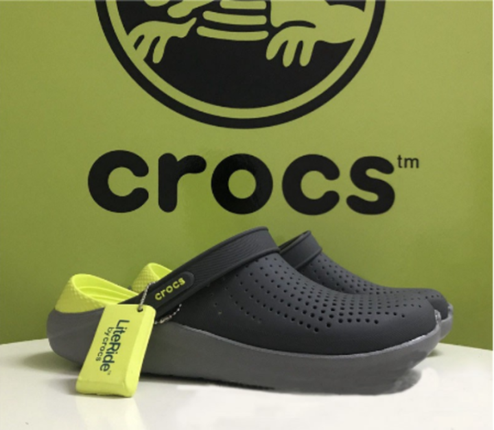 【Ready Stock】Crocs Clog Men's Large Sandals Casual Non slip Beach Hole ...