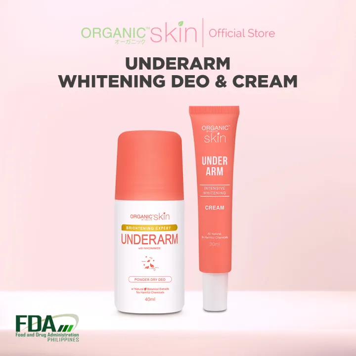 Organic Skin Japan 4x Intensive Underarm Whitening Powder Dry Deodorant ...