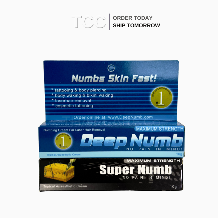 SuperNumb DeepNumb Tattoo Numbing Cream Topical Anesthesia | Lazada PH