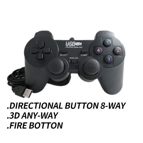 Wired PS Controller USB Black PC console game controller ffshop | Lazada PH