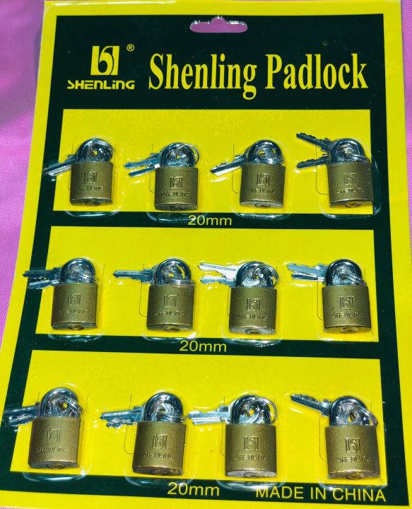 SHENLING PADLOCK (20MM) (25MM) (25,30,40MM) | Lazada PH