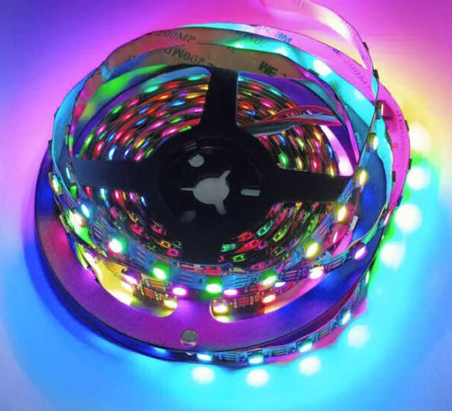 RGB Smart LED Strip WS2811 WS2812B Individual Addressable SMD5050 per 1 ...