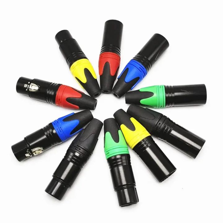 PER PIECE 3 pin 3 Way Cable Mount XLR Connector, Male / Female Heavy ...