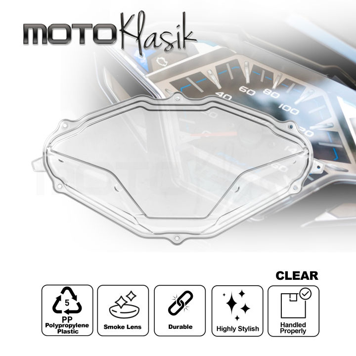 HONDA CLICK V1 SPEEDOMETER GAUGE LENS CLEAR / SMOKE FOR CLICK V1 ...