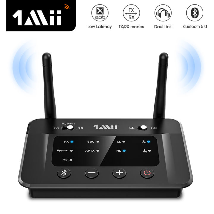 1Mii B03 Bluetooth 5.0 Audio Transmitter Receiver aptX LL HD Optical ...