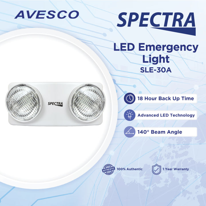 SPECTRA LED Emergency Light 3/6.4Watts SLE Series | SLE-30A | SLE-64A ...