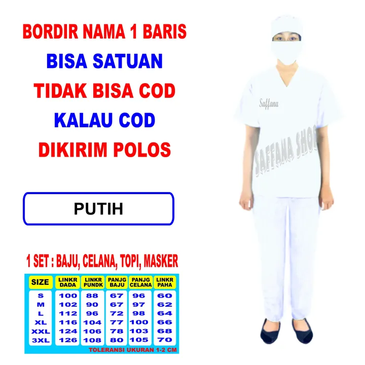 BORDIR NAMA Baju Oka Lengan Pendek Tidak Bisa COD Kalau COD kirim polos ...