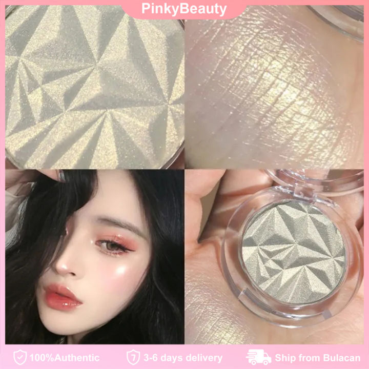 1 Box Diamond Highlighter All-in-one Disc Face Brightening Glitter Fine ...
