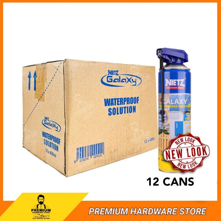 GALAXY WATERPROOF SOLUTION 400ML (12 Cans/Box) Interior Exterior Water ...