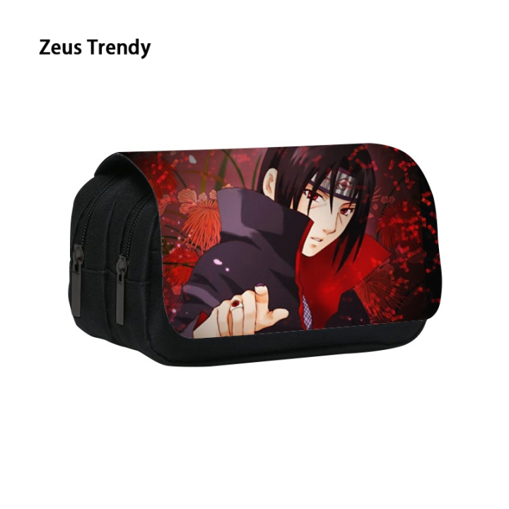 QIAN TI ZI Binning Bin Pen Two - Layer Cover NARUTO Cartoon for ...