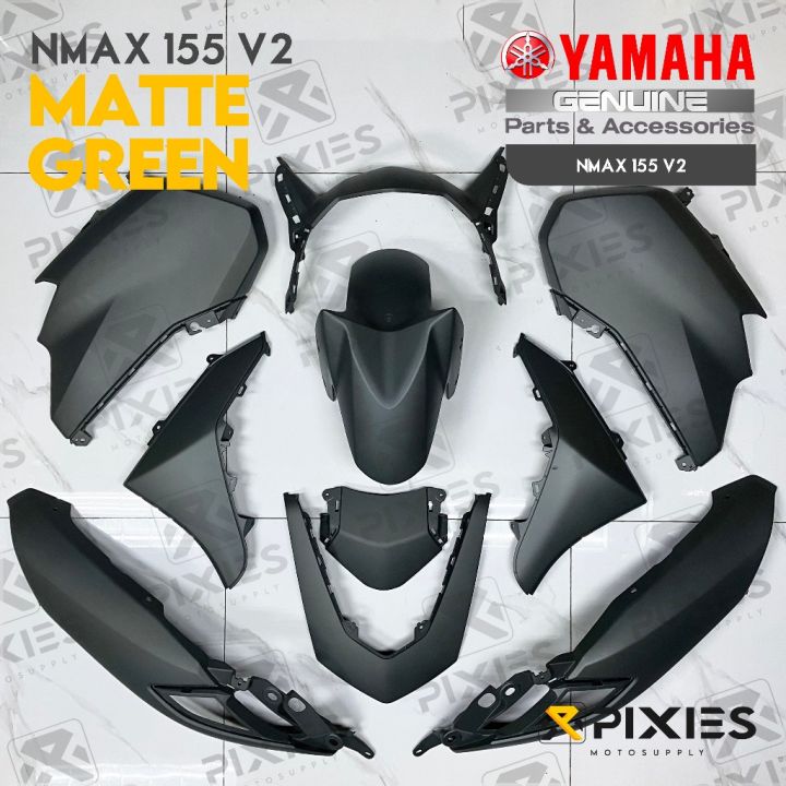 2021 MATTE GREEN YAMAHA NMAX V2 GENUINE SPARE PART FAIRINGS FLAIRINGS ...