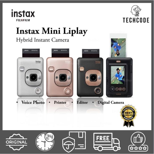 Fujifilm Instax Mini LiPlay 2-in-1 Hybrid Instant Photo Camera And ...