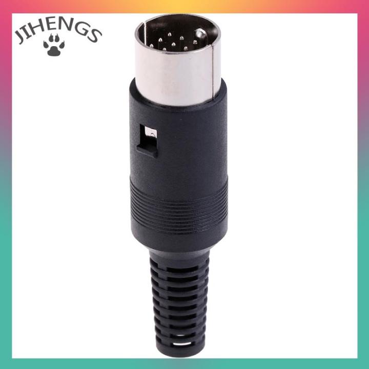 JIHENGS Din plug 13 pin male inline audio adapter connector for st ...
