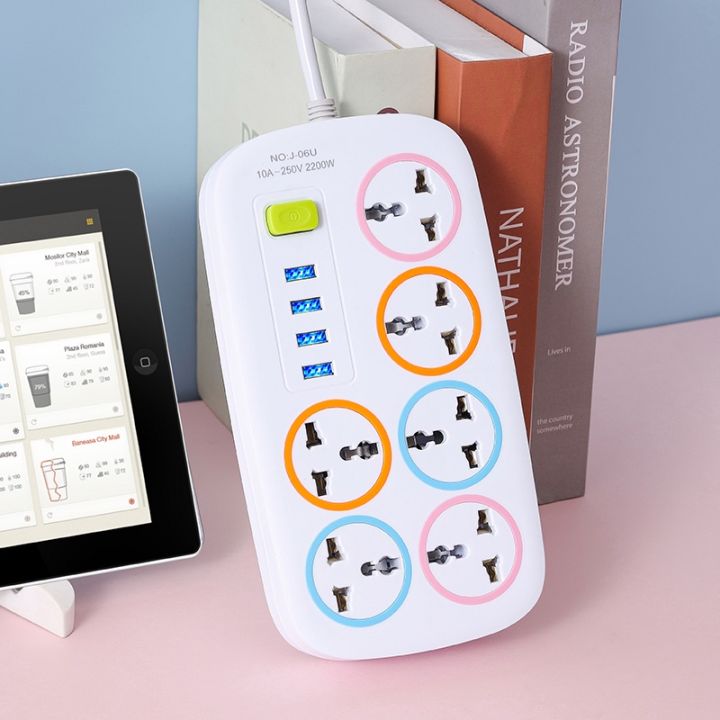 Universal Socket Extension Moveable Multi Function Socket With Usb Socket Extension Socket