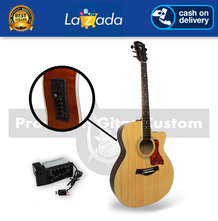 Gitar Taylor Akustik Elektrik Custom | Lazada Indonesia