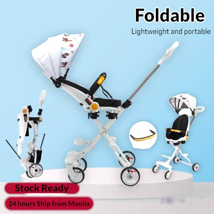Baby Toddler Reclinable Stroller Foldable 360 rotating Stroller Light ...
