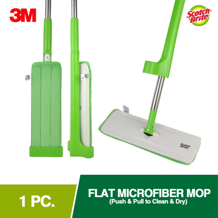 3M Scotch Brite Hands Free Mop Starter Kit Green | Lazada PH