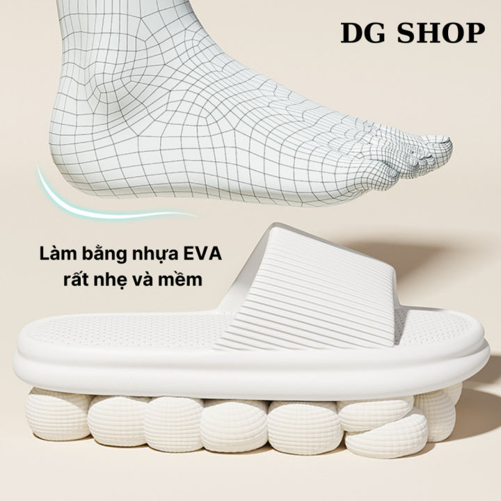 Dép Nam Nữ Đi Trong Nhà Tắm, Mang Trong Nhà, Văn Phòng, Xốp EVA Siêu ...