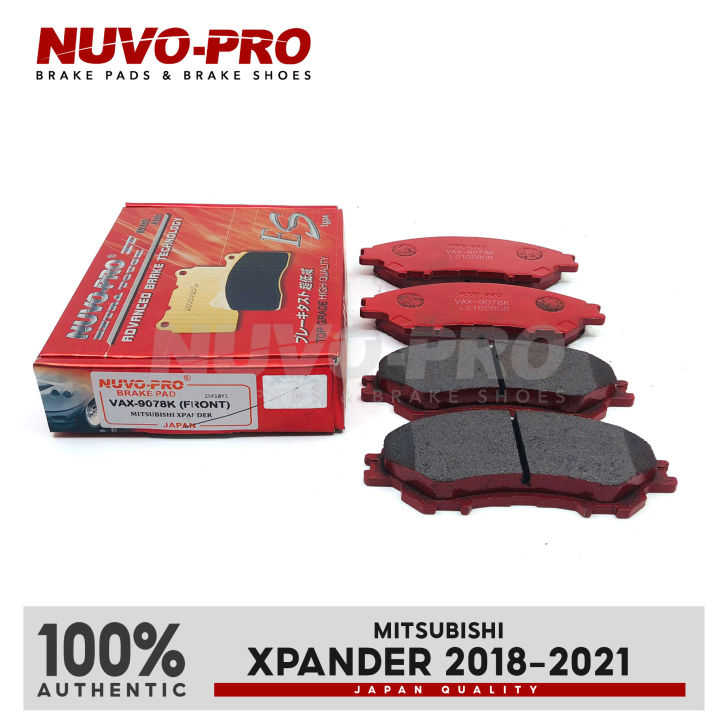 Nuvo-Pro Brake Pad Front Mitsubishi Xpander 2018-2021 VAX-9078K SET ...