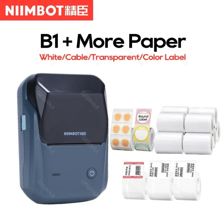 Niimbot B1 Label Printer New arrival Portable Thermal Labeller Maker ...