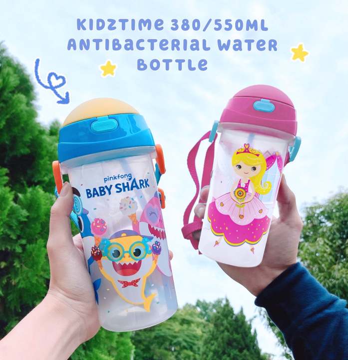Kidztime Children Cartoon Kids Straw Water Bottle Baby Straw Bottle Toddlers Children Bottle ...
