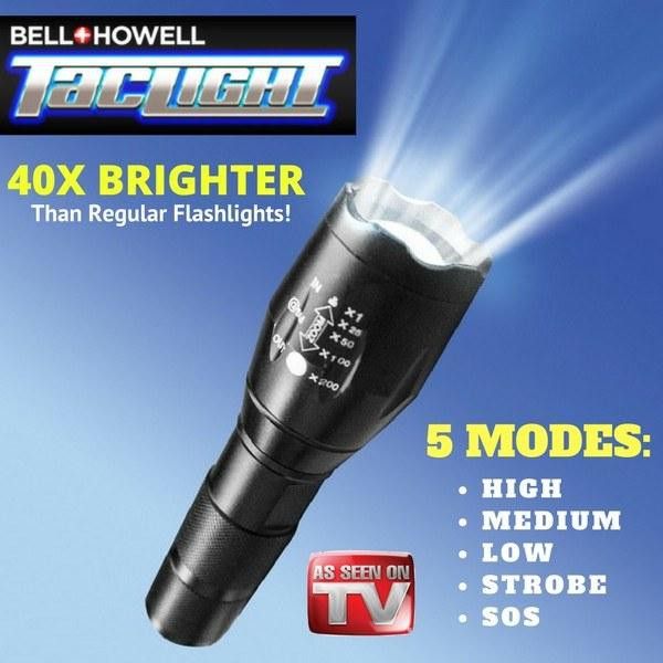Taclight High Powered Tac Light Military Grade 5 Light Modes | Lazada PH