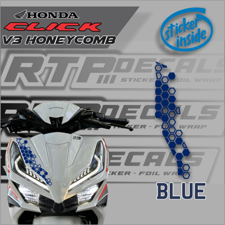 Honda Click V3 Honeycomb Decals Sticker | Lazada PH