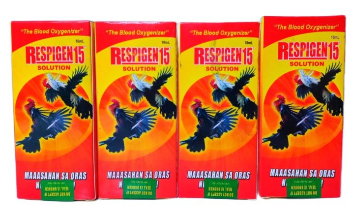 [VET SUPPORT] 4box (10ml) Respigen 15 Solution inject. for Gamefowl ...