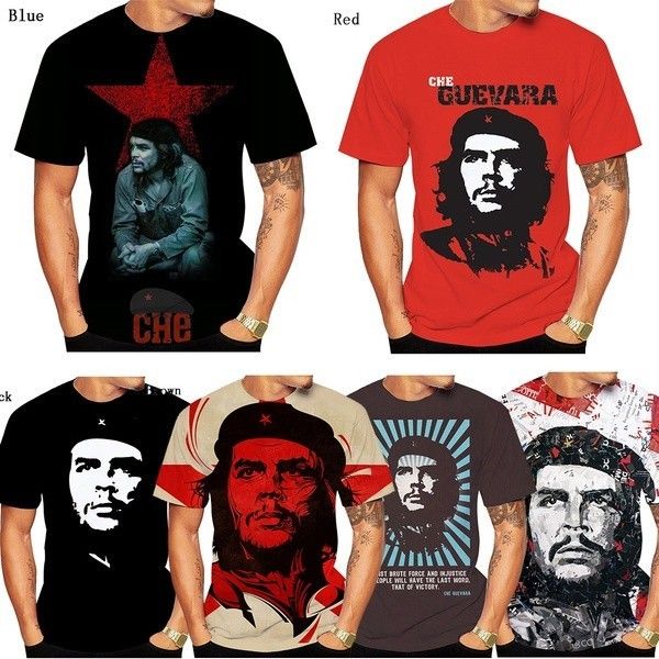 2024 Funny Che Guevara Hipster 3D Printed Tshirts for Men Streetwear ...
