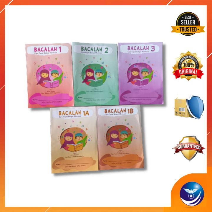 Bacalah 1, 2, 3 - Cara Cepat Belajar Membaca Al-Quran & Bacalah 1A & 1B ...