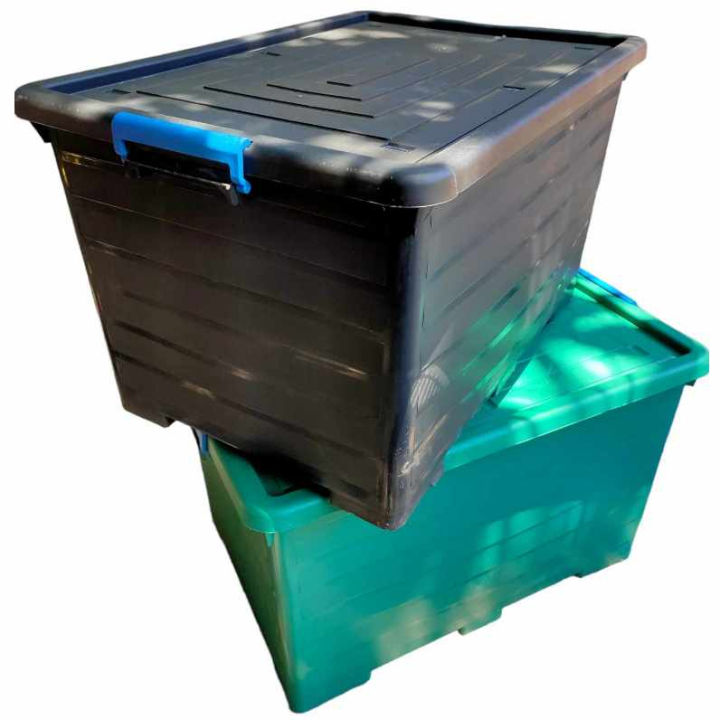 160LITERS HEAVY DUTY 160LITERS/90LITERS COLORED/BLACK Storage box with ...