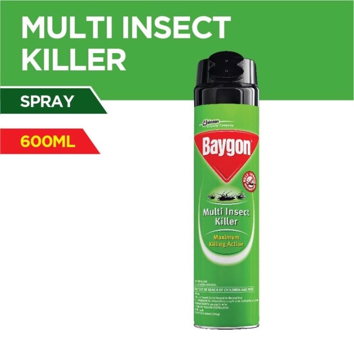 Baygon Multi Insect Killer Spray 500mL & 600mL | Lazada PH
