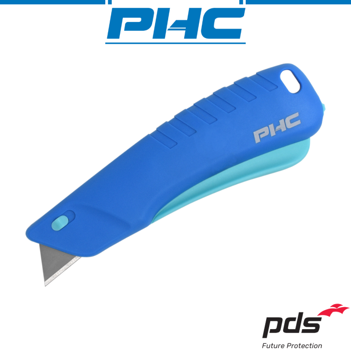 PHC E12304-4 Rebel Smart-Retract Safety Knife with Squeeze Trigger ...