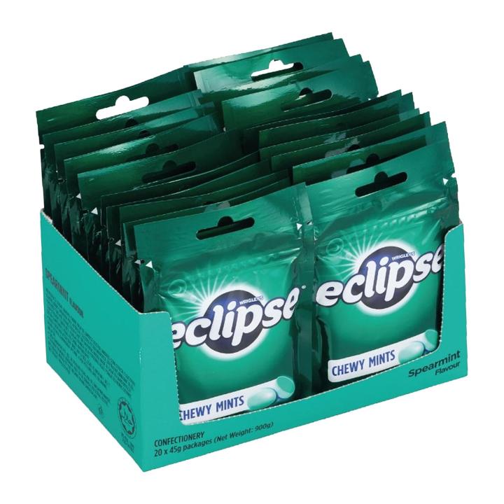 Eclipse Chewy Mints Packet Spearmint (Box) | Lazada Singapore