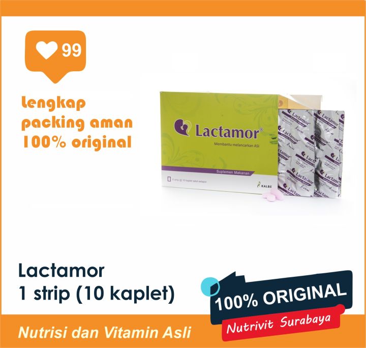 LACTAMOR PELANCAR SUSU ASI 1 strip | Lazada Indonesia
