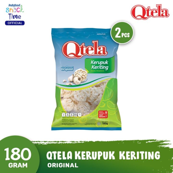 Qtela Kerupuk Kering 180gr x2 | Lazada Indonesia