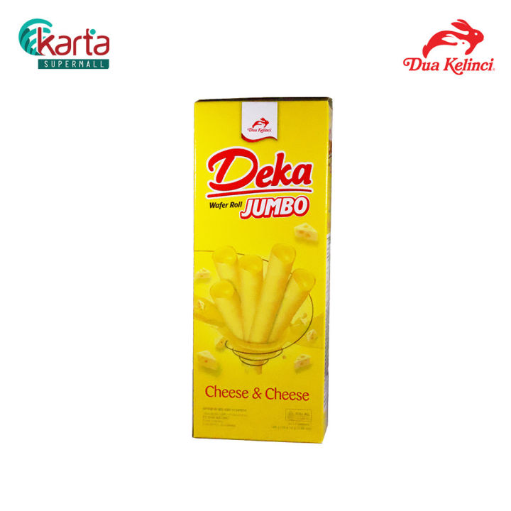 Deka Wafer Roll Jumbo (Cheese & Cheese) 140g | Lazada