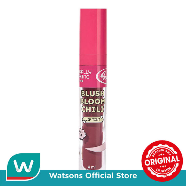 Naturally Speaking x SASA Blush Bloom Chili Lip Tint 4ml | Lazada Indonesia