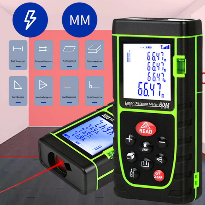 Laser Rangefinder Infrared Distance Meter Measuring Instrument Area ...