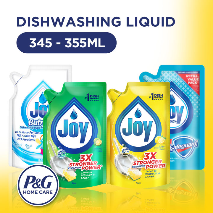 Joy Dishwashing Liquid Baby Antibac Hygiene Fresh Kalamansi Lemon 345ml ...