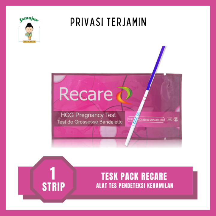 Test Kehamilan Recare 1 Strip Test Pack Akurat Praktis Mudah Di Baca ...