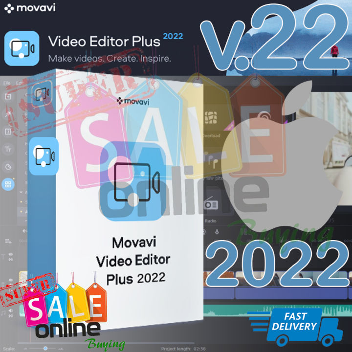 Movavi Video Editor Plus 2022 Mac Lifetime Send through Email Download | Lazada PH