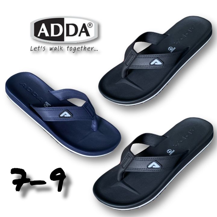 ADDA รองเท้าแตะ หูหนีบ แอดด้า Size 7-9 พร้อมส่ง!! | Lazada.co.th