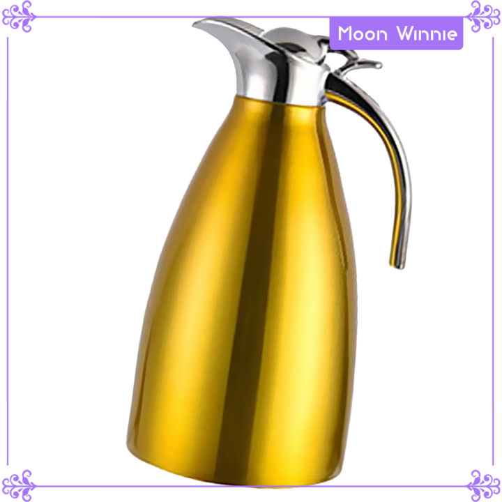 Moon Thermal Jug 1.5L Stainless Steel Double Layer Thermal Jug | Lazada ...