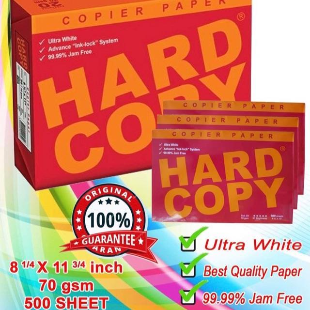 HARD COPY BOND PAPER A4 SIZE Sub20/70gsm | Lazada PH